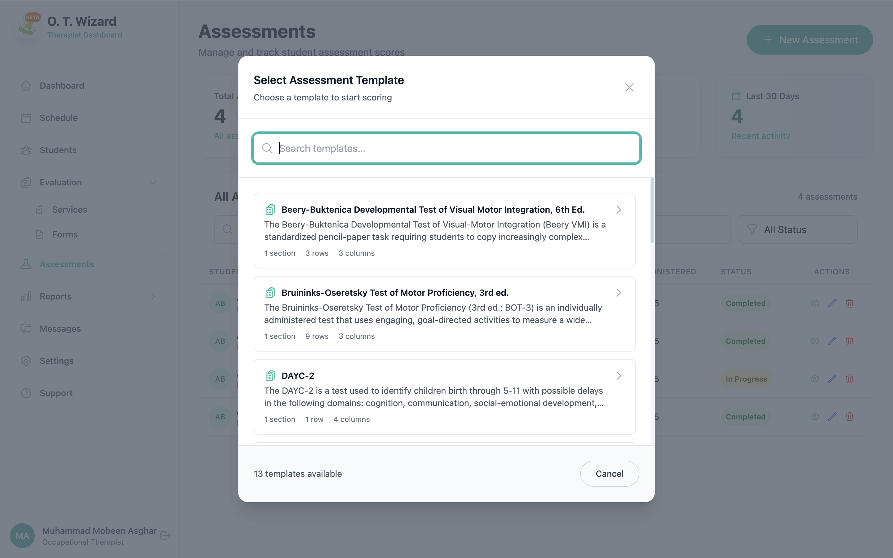 O.T. Wizard | Streamline Pediatric Evaluations Now